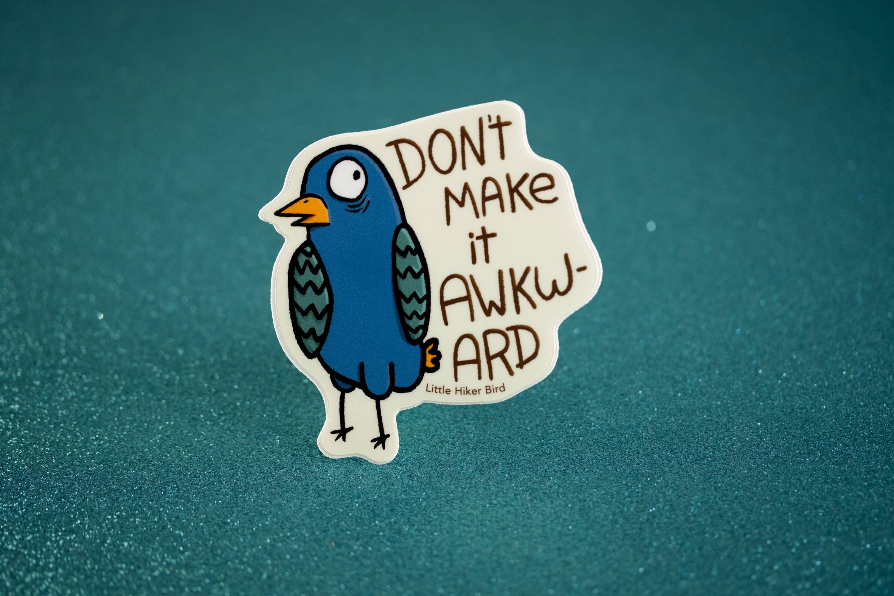 Don't Make it Awkward Bird Vinyl Sticker