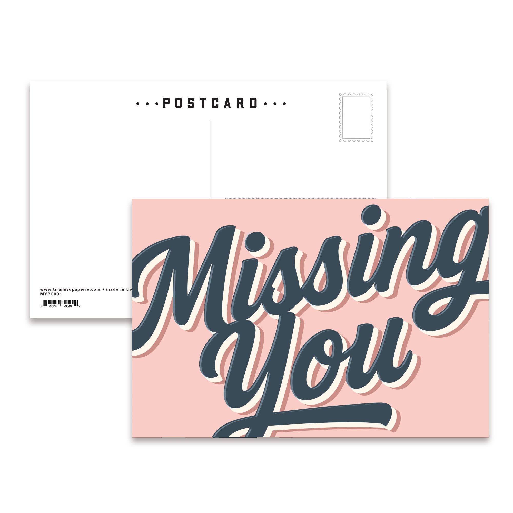 Missing You Postcard