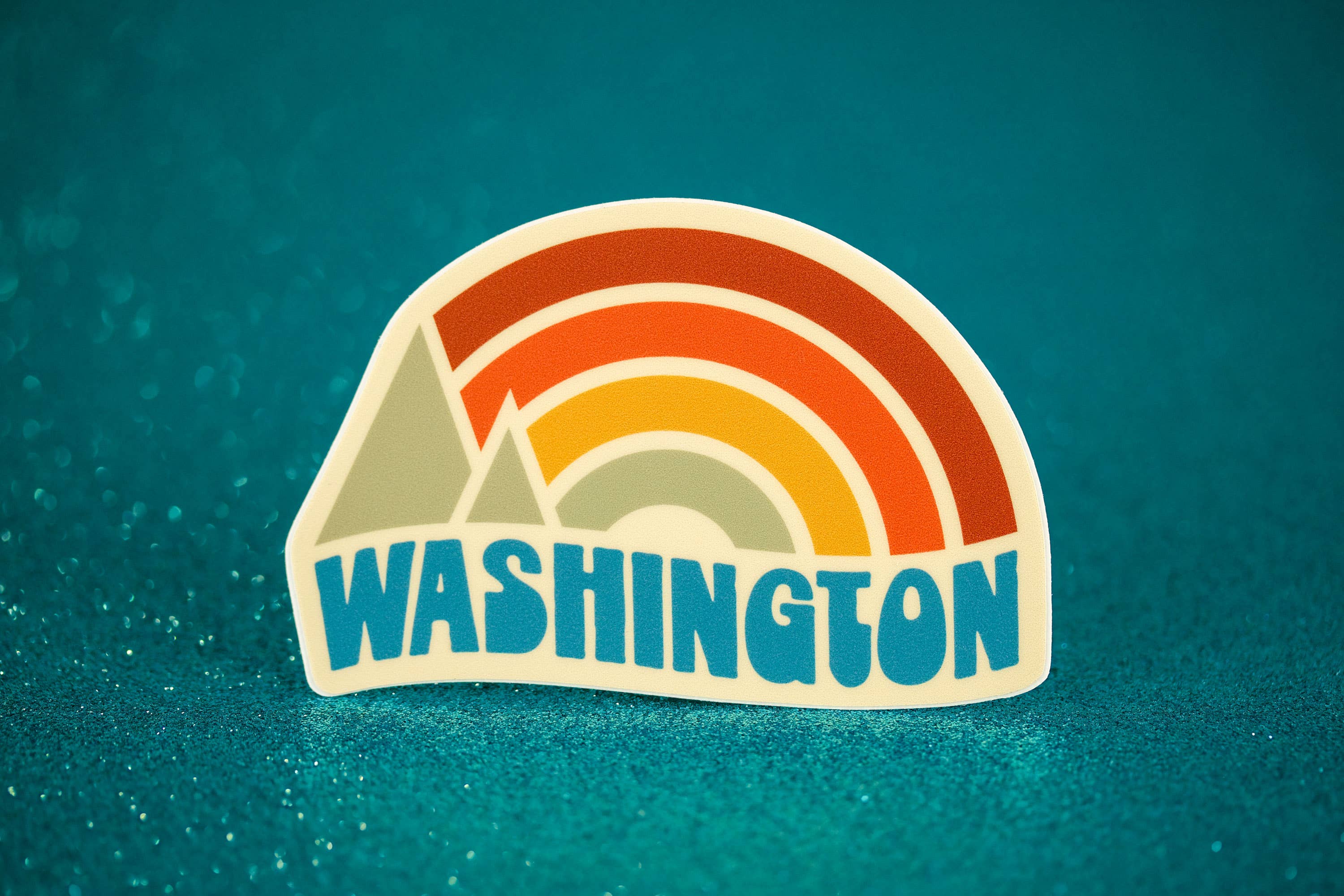 Washington State Rainbow Sunset