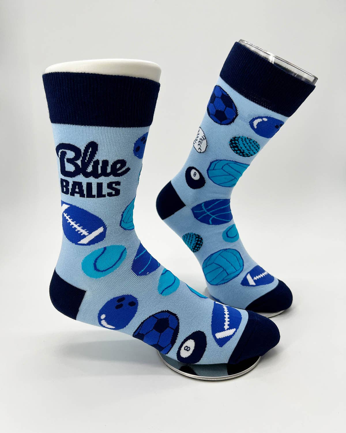 Blue Balls Men's Crew Socks